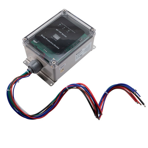 AC SPD Surge Counter Type 2 EMI Filtered 208/120Vac Wye 200kA/phase