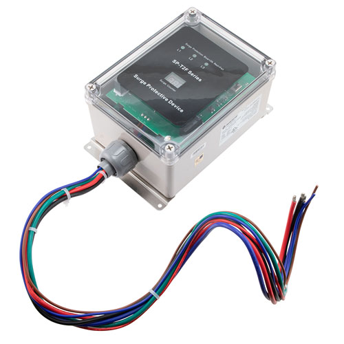 AC SPD Surge Counter Type 2 EMI Filtered 240Vac Delta 200kA/phase