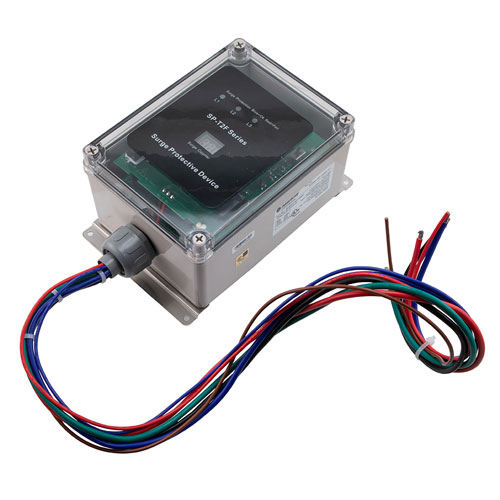 AC SPD Surge Counter Type 2 EMI Filtered 208/120Vac Wye 300kA/phase
