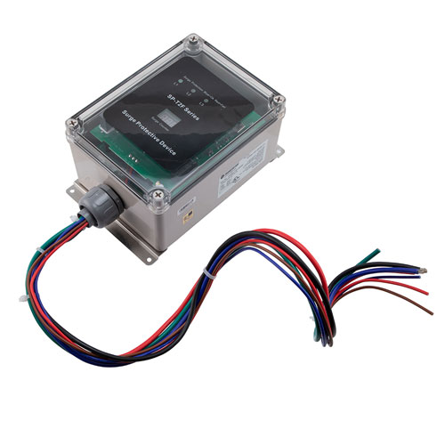 AC SPD Surge Counter Type 2 EMI Filtered 240Vac Delta 300kA/phase