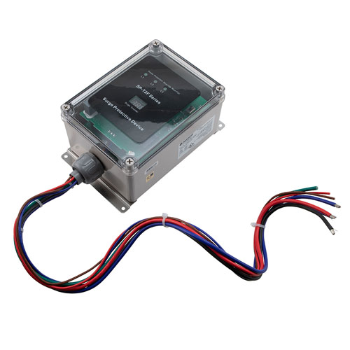 AC SPD Surge Counter Type 2 EMI Filtered 480Vac Delta 300kA/phase