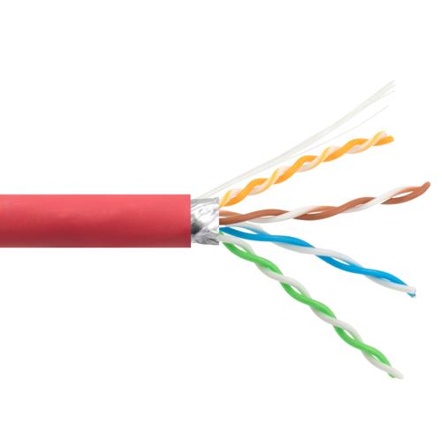Category 6a 10gig Ethernet Bulk Cable, F/UTP Shielded, Dual LSZH CM ...