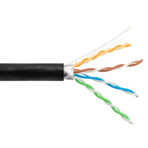 Category 6a 10gig Ethernet Bulk Cable, F/UTP Shielded, Riser CMR CMG ...