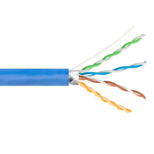 Category 6a 10gig Ethernet Bulk Cable, F/UTP Shielded, Riser CMR CMG ...