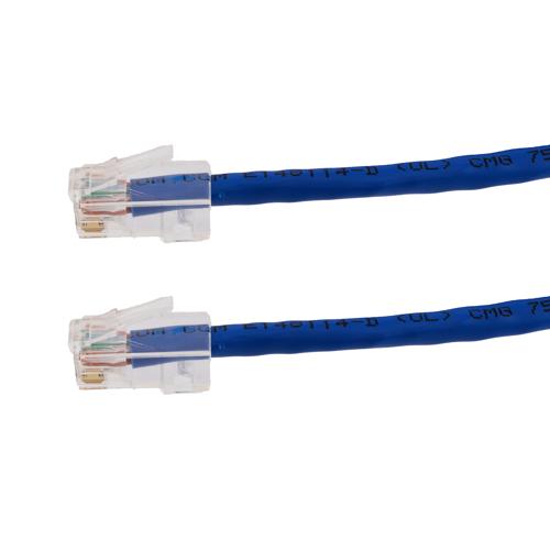 Category 5e Cat5e No Boot Cable Assembly, UTP Unshielded, 24AWG ...