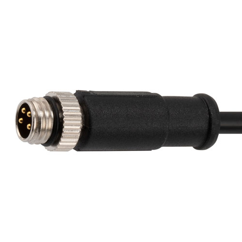 M8, 4 Position, Sensor Cable, IP67 Waterproof, PVC Jacket, Male/Male, 5 ...