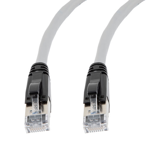 Category 6a 10gig Ethernet Patch Cable, F/UTP Shielded, RJ45, Riser CMR ...