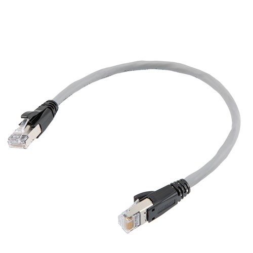 Category 6a 10gig Ethernet Patch Cable, F/UTP Shielded, RJ45, Riser CMR ...