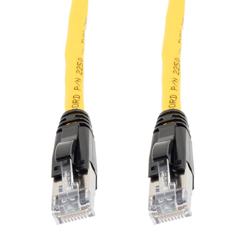 Category 6a 10gig Ethernet Patch Cable, F/UTP Shielded, RJ45, CMR Riser ...