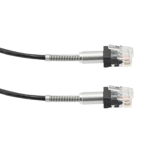 Category 6a 10gig Double Spring Slim Ethernet Cable Assembly, 30AWG ...