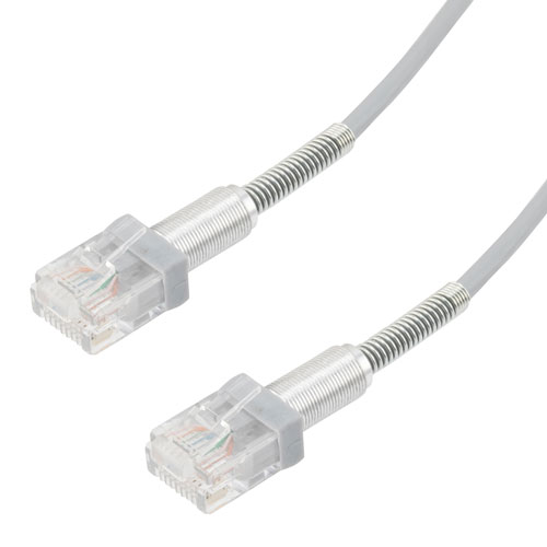 Category 6a 10gig Double Spring Slim Ethernet Cable Assembly, 30AWG ...