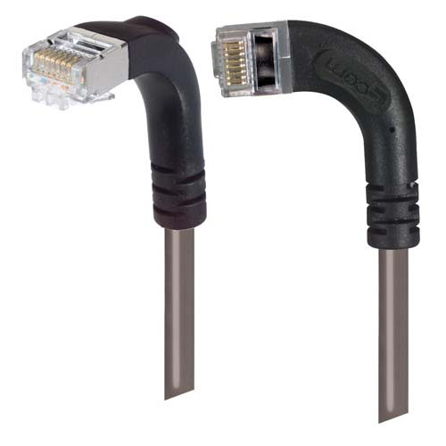 Shielded Category 6 Right Angle Patch Cable, Right Angle Left/Right ...