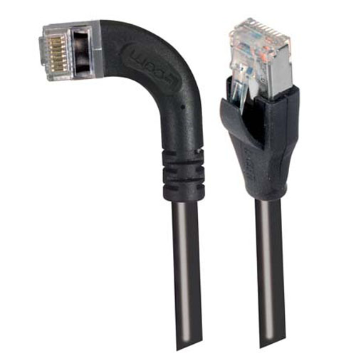 Shielded Category 6 Right Angle Patch Cable, Straight/Right Angle Left ...