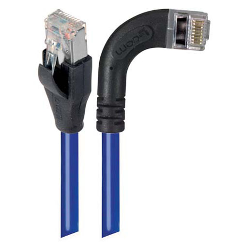 Shielded Category 6 Right Angle Patch Cable, Straight/Right Angle Right ...