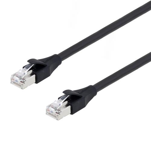 Category 5e Braid Shielded High Flex Ethernet Assembly, RJ45 / RJ45, 3 ...