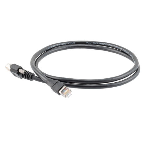 Category 6 GigE F/UTP PVC Ethernet Assembly, GigE/RJ45, 3M