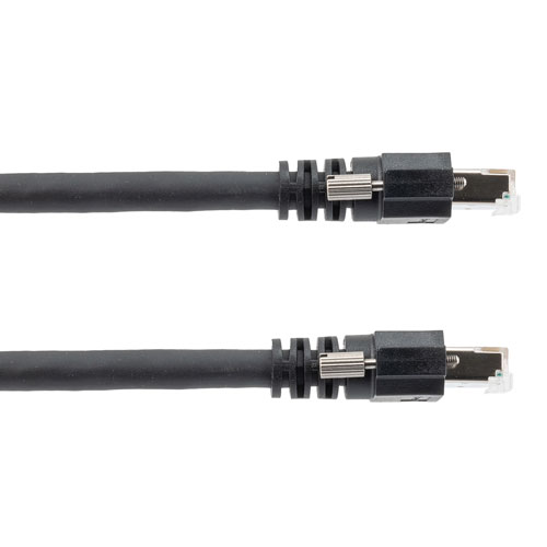 Category 6a GigE SF/UTP PVC High Flex Ethernet Assembly, GigE/GigE, 10M