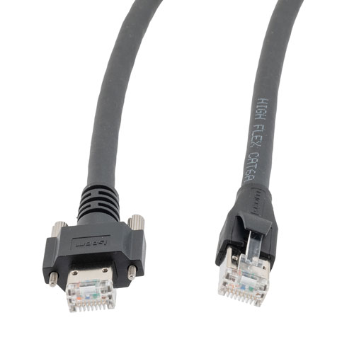 Category 6a GigE SF/UTP PVC High Flex Ethernet Assembly, GigE/RJ45, 5M