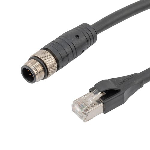 IP67 M12 8 Position A code Shielded F/UTP Twisted Pair Industrial ...