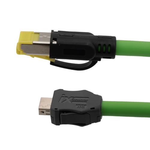 ix Industrial Category 6a Serial Cable, ix B Key to RJ45 Plug, 26AWG ...