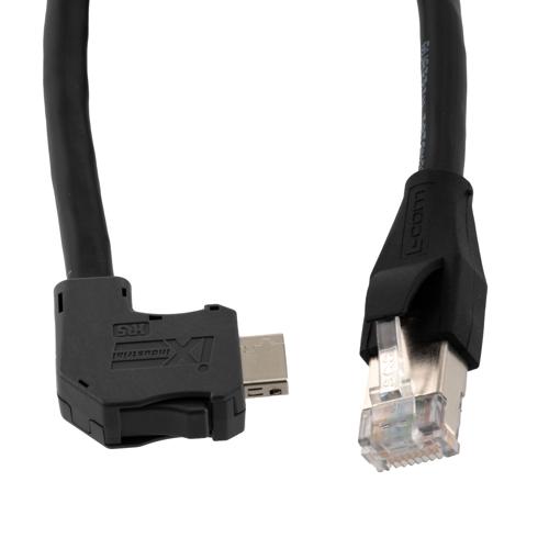 ix Economy Assembly, Category 6a, F/UTP, Single Shielded, Right Angle ...