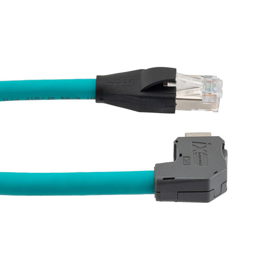 ix Industrial Assembly, Category 6a, SF/UTP, Right Angle Up ix A Plug ...