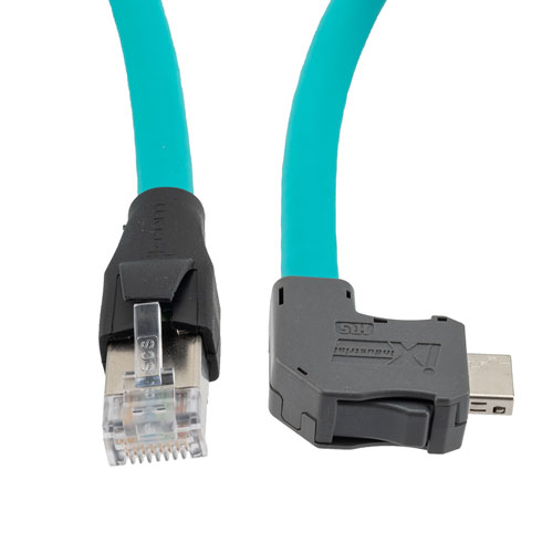 ix Industrial Assembly, Category 6a, SF/UTP, Right Angle Up ix A Plug ...