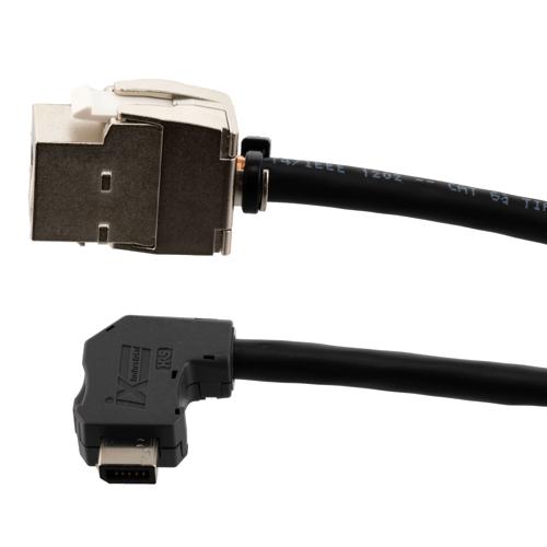 ix Economy Assembly, Category 6a, F/UTP, Single Shielded, Right Angle ...