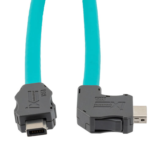 ix Industrial Assembly, Category 6a, SF/UTP, Right Angle Down ix A Plug ...