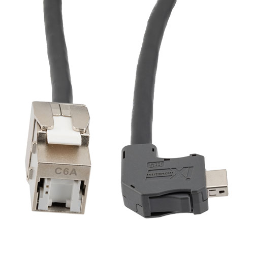 ix Economy Assembly, Category 6a, F/UTP, Single Shielded, Right Angle ...
