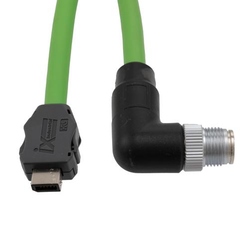 ix Industrial Category 6a Serial Cable, ix B Key to Right Angle M12 X ...