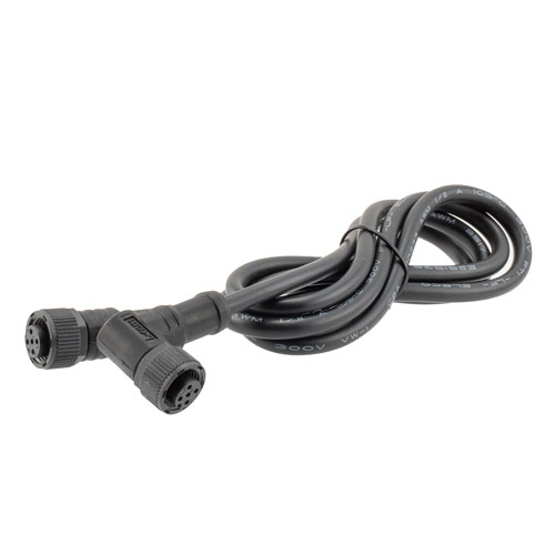 M12 5 Position A-code Female to Right Angle Female Sensor Signal Cable ...