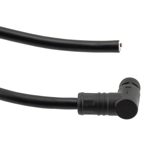 M12 4 Position IP68 S-Code Pigtail Cable Assembly, Unshielded 16AWG PVC ...