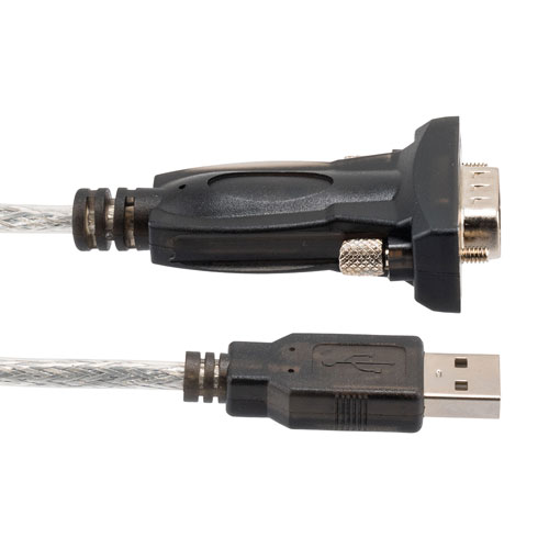 USB 2.0 to RS232 Converter Cable, USB Type A Male to DB9 Male, PVC ...