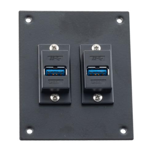 Universal Sub-Panel, with Two USB 3.0, A Type Female to B Type Female ...