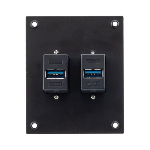 Universal Sub-Panel, with Two USB 3.0, B Type Female to A Type Female ...