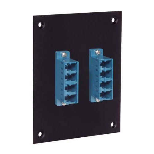 Universal Sub-Panel, 2 Single mode Quad LC Couplers - USP2QD-SM