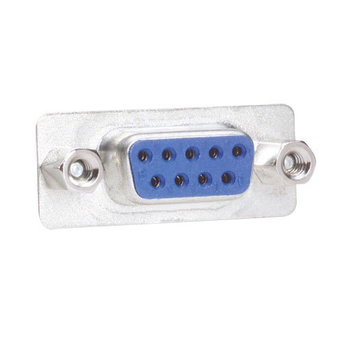 Waterproof Panel Mount Solder Cup D-Sub Connector, DB9F - WPSD9S