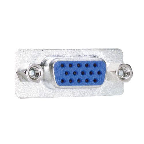 Waterproof Panel Mount Solder Cup D-Sub Connector, HD15F - WPSDH15S