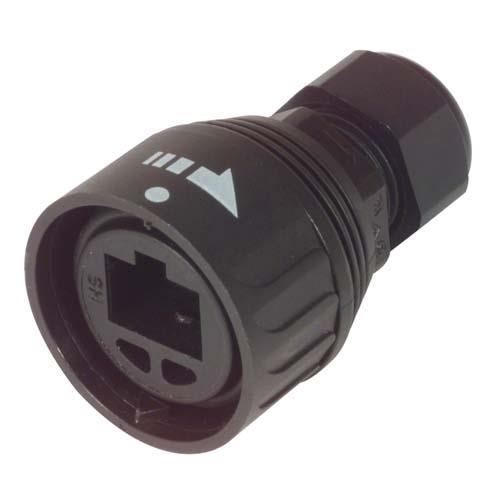 IP67 RJ45 Plug Kit, Shielded Cat5e, Dome Style - WT6788DS
