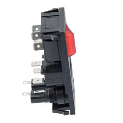 Vertical Power Entry Module, C14 Inlet, a Pair of FX0359 fuse Holders ...