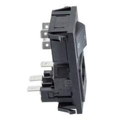 Vertical Power Entry Module, Twin-Fused C14 Inlet, I/O Marked Double ...