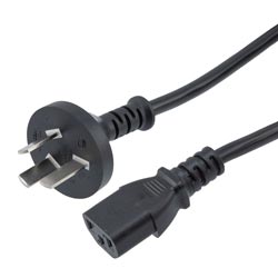 GB2099 Type I to C13 International Power Cord - 10 Amp - 2M