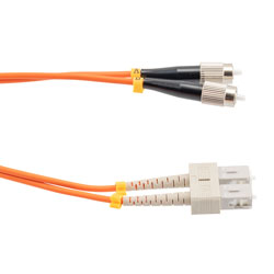 Fiber Optic Patch Cable FC/PC-SC/PC Duplex 100/140 Large Core Multimode ...