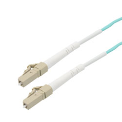LC/LC 10GB Laser Optimized Multimode Simplex Fiber Patch Cable, Plenum ...