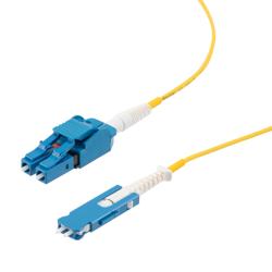 SN to LC Uniboot Cable Assembly, UPC Polished, Single Mode, Riser Rated ...