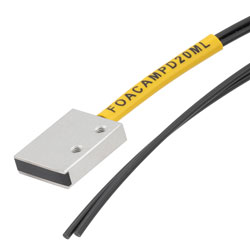 Fiber Optic Sensor Cable, 2M Array-type, Diffuse Reflection, R25 POF ...