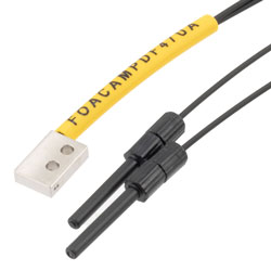 Fiber Optic Sensor Cable, 1M Flat Bracket Type, Diffuse Reflection, R2 ...