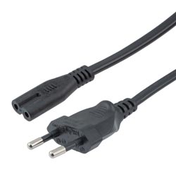 NBR6147 Type C to C7 International Power Cord - 2.5 Amp - 2M