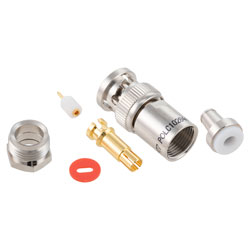 78 Ohm TRB 3-Slot Plug 1553 Connector Clamp/Solder Attachment for 30 ...